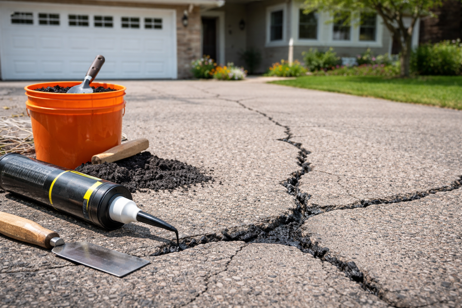 Cheapest Way To Fix A Driveway