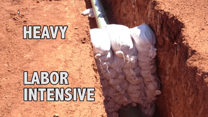 Washington & Idaho Foam Trench Breaker Installation