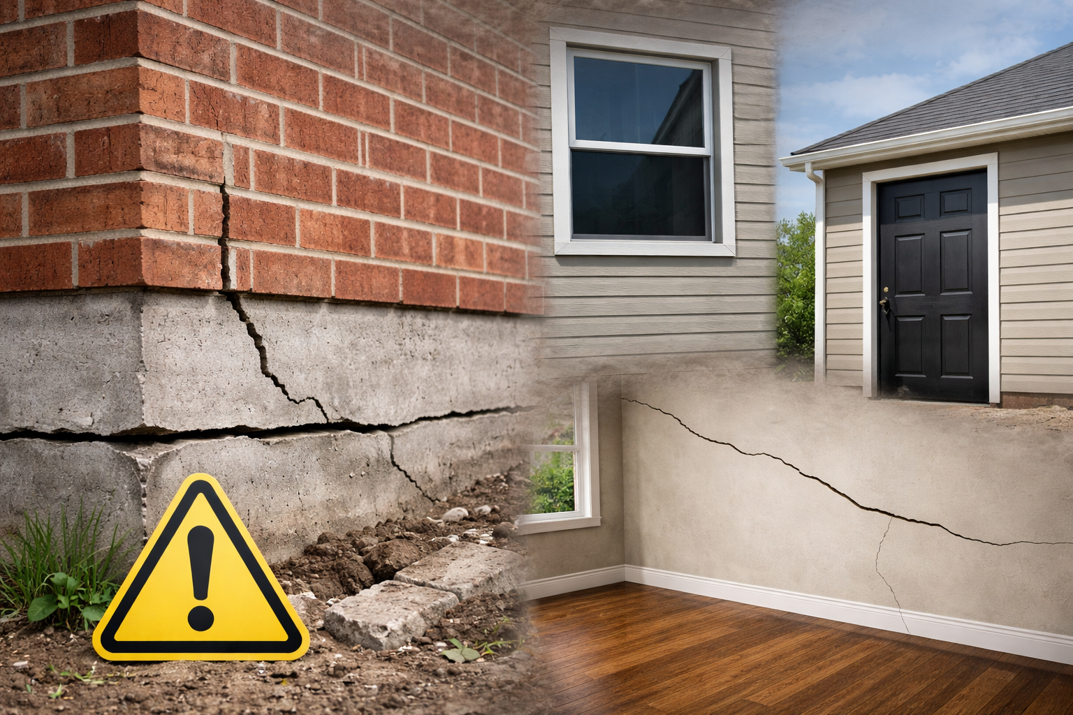 5 Early Warning Signs of Foundation Settlement Issues